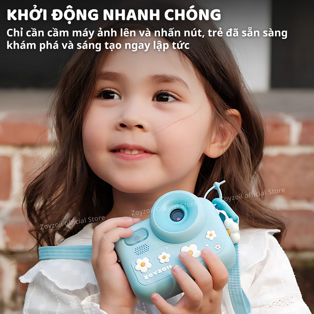 Máy chụp ảnh cho bé kèm thẻ nhớ máy chụp hình mini Zoyzoii Kids Camera E28 | Shopee Việt Nam