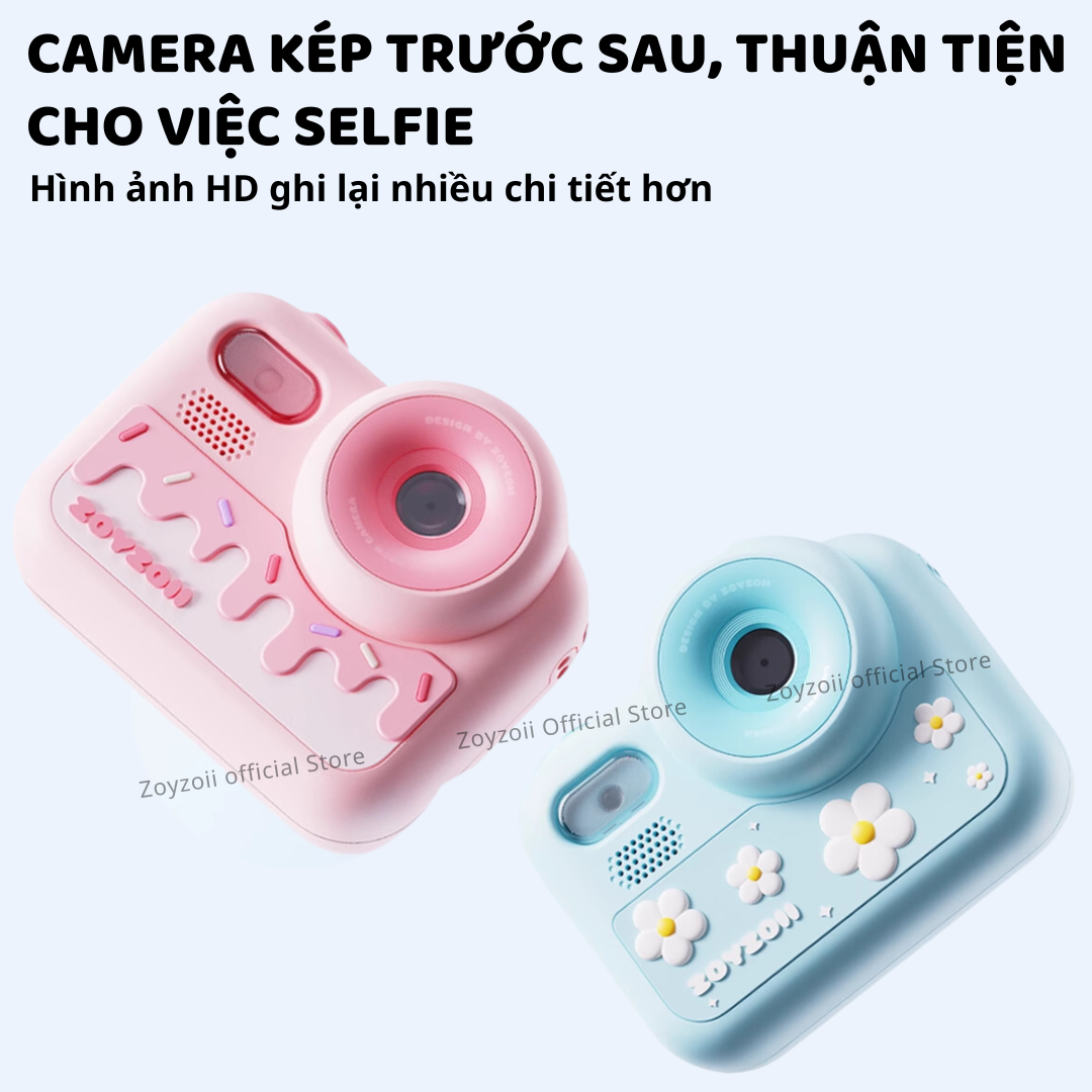 Máy chụp ảnh cho bé kèm thẻ nhớ máy chụp hình mini Zoyzoii Kids Camera E28 | Shopee Việt Nam