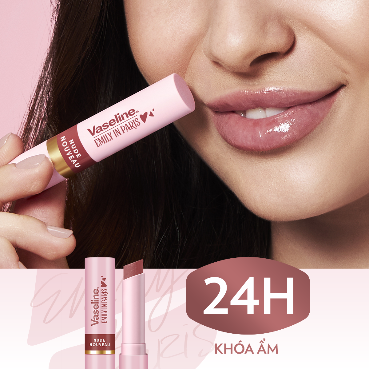 [PHIÊN BẢN GIỚI HẠN] Combo 2 Son dưỡng môi Vaseline Emily In Paris Nude ...