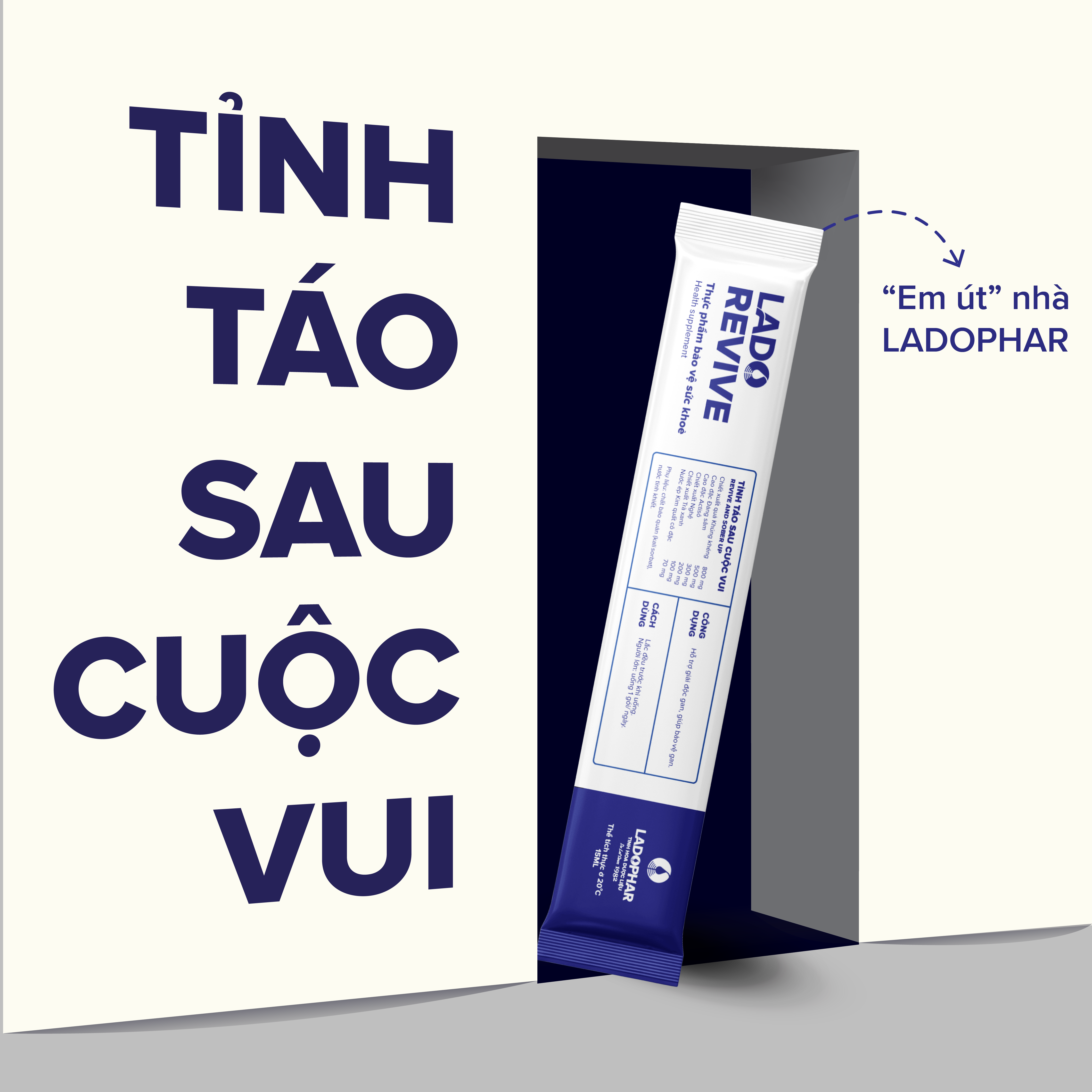 Nước giải rượu Lado Revive, hỗ trợ thải độc, làm mát gan, hỗ trợ làm ...
