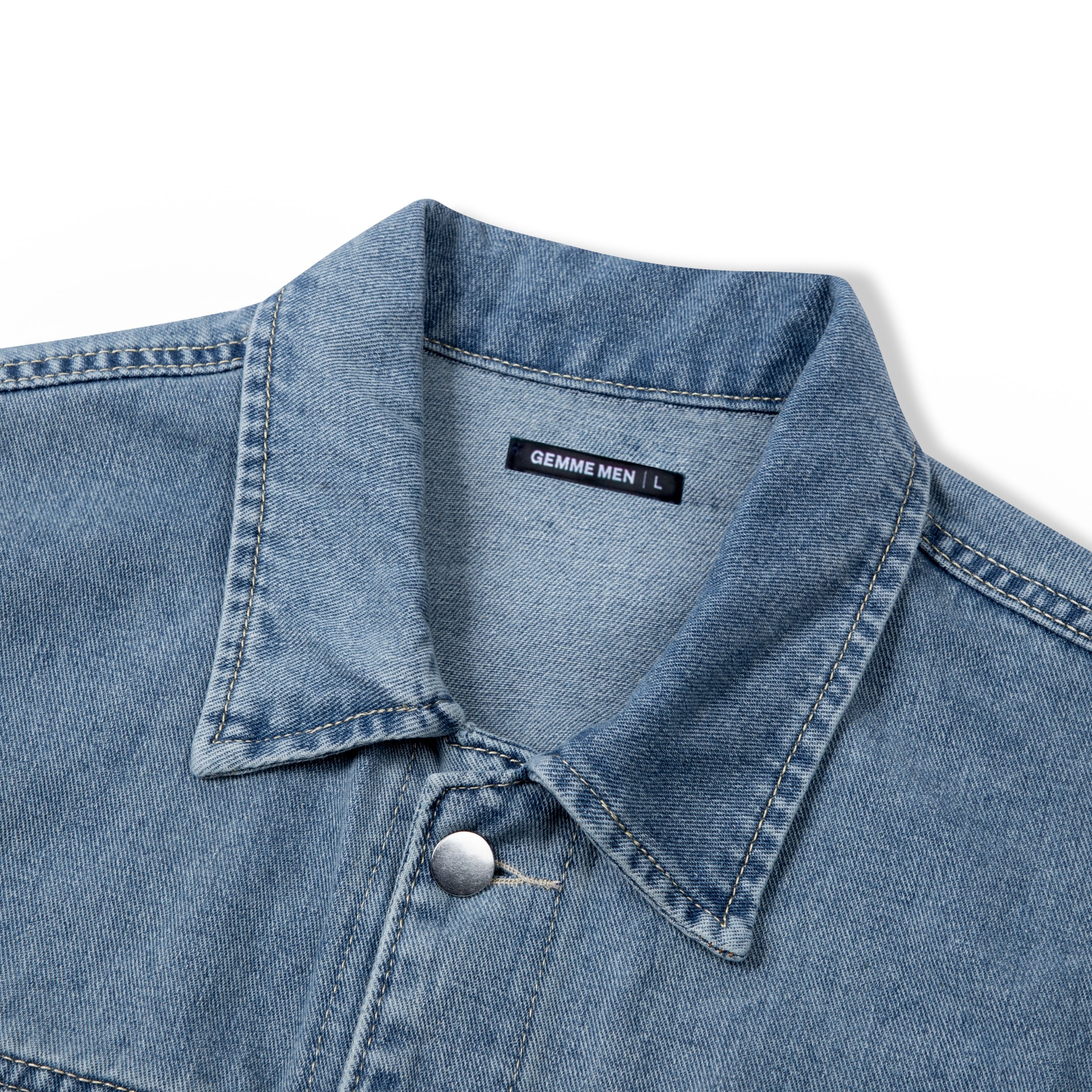 Áo jacket jean big size GEMME MEN, chuẩn form, sang trọng, thanh lịch ...