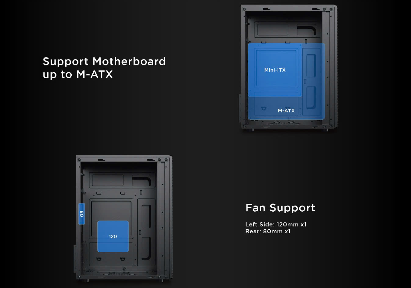 Vỏ máy tính Case XIGMATEK XS-09 (Hỗ trợ Mainboard: Micro-ATX, ITX) - Chính Hãng | Shopee Việt Nam