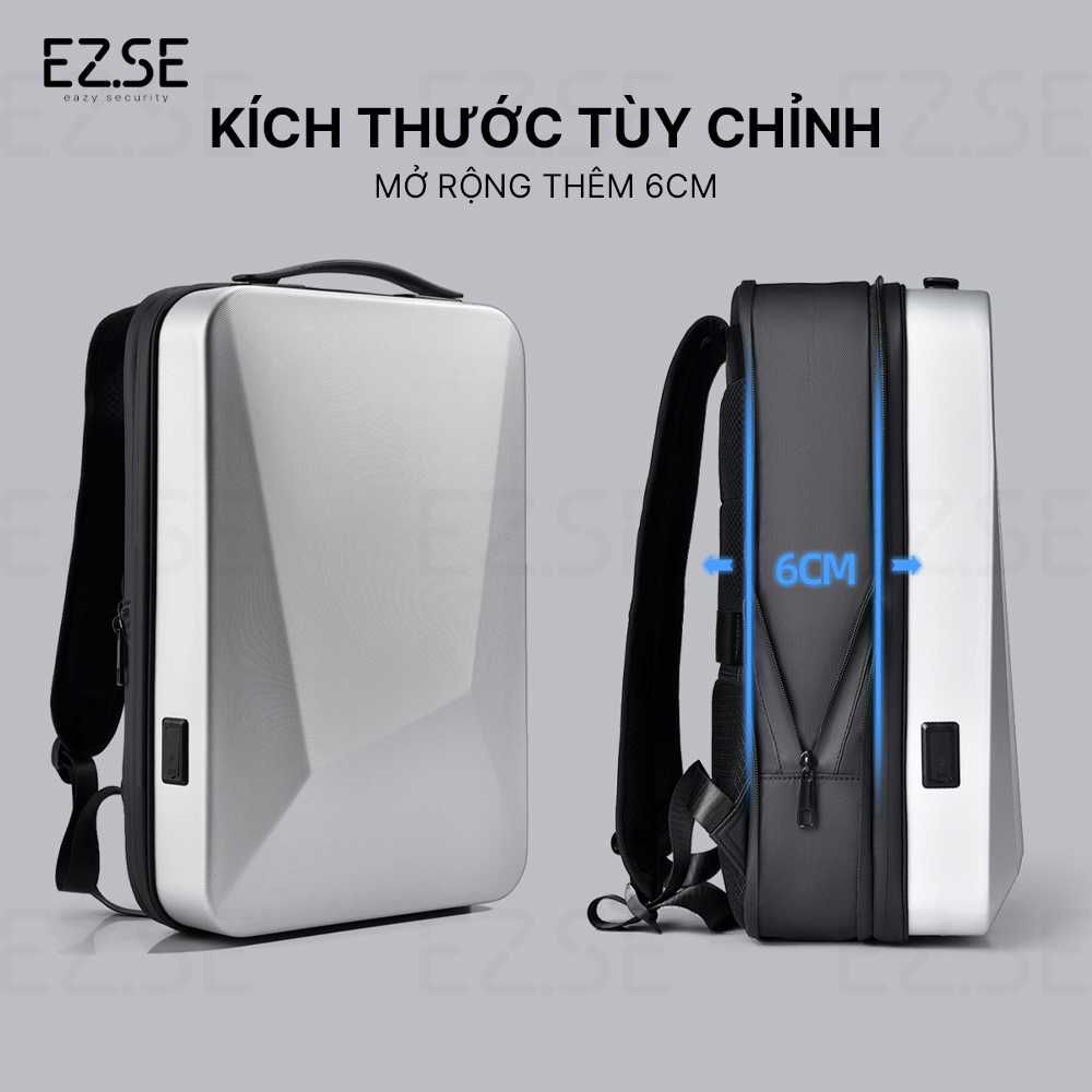 Balo laptop cao cấp chống sốc chống nước có khóa số bảo mật EAZY BLA06 ...