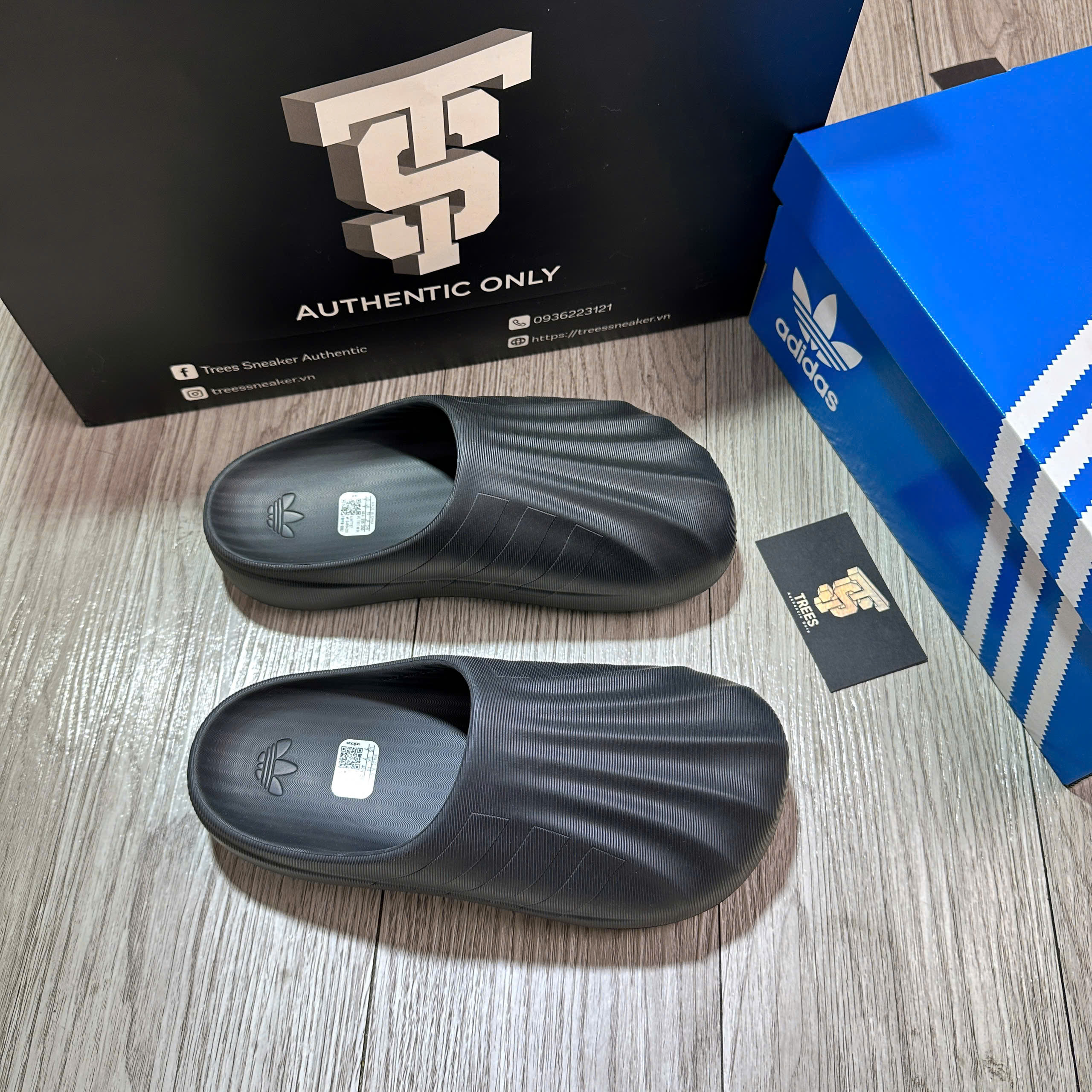 [CHÍNH HÃNG] Dép ADIDAS ADIFOM SUPERSTAR MULE ALL BLACK IH7787 Full Box ...