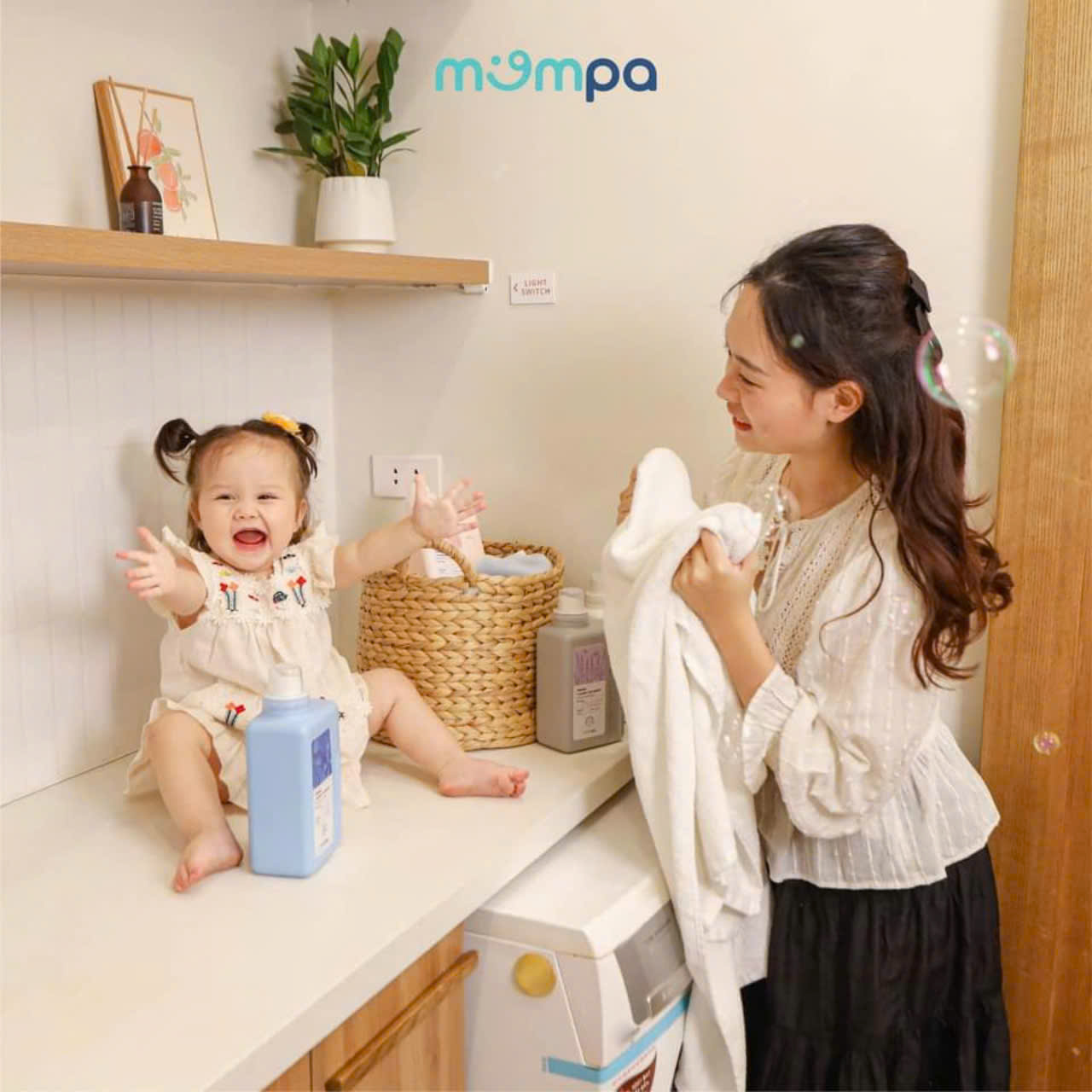 [ MOMPA ] COMBO 2 TẶNG 1 Nước giặt đa năng Organic Công Nghệ Enzyme ...