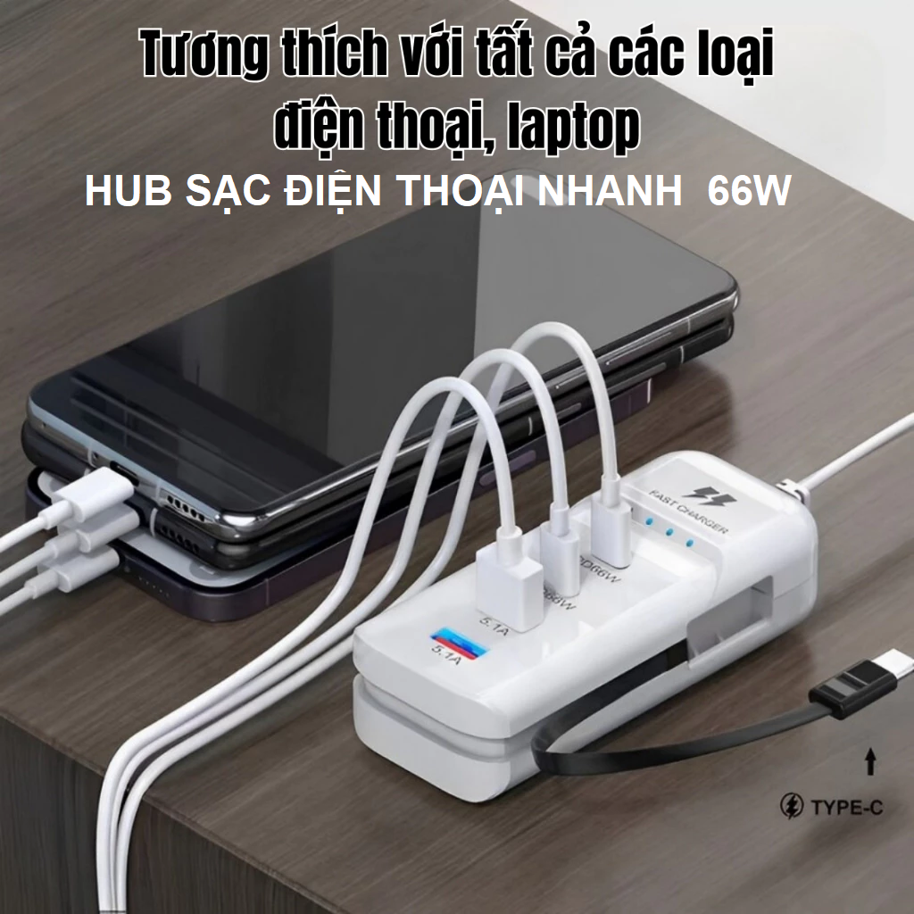 Bộ Chia Hub USB 7 Port Có Công Tắc Riêng Có Đèn Led, Đầu Chia 7 Cổng USB Và Sạc Nhanh Tốc Độ Cao ...