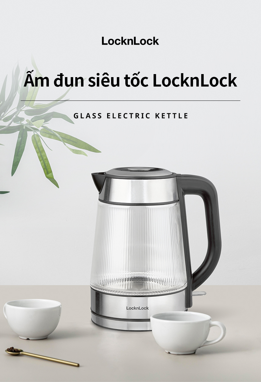 Ấm Thủy Tinh Siêu Tốc LocknLock 1.8L Đèn Màu Theo Mức Nhiệt Lock&Lock ...