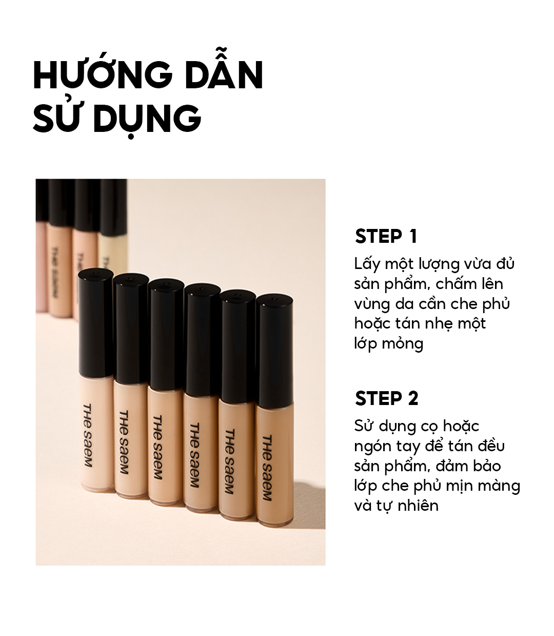 [the SAEM Official] Che khuyết điểm chống nắng che phủ cao the SAEM ...