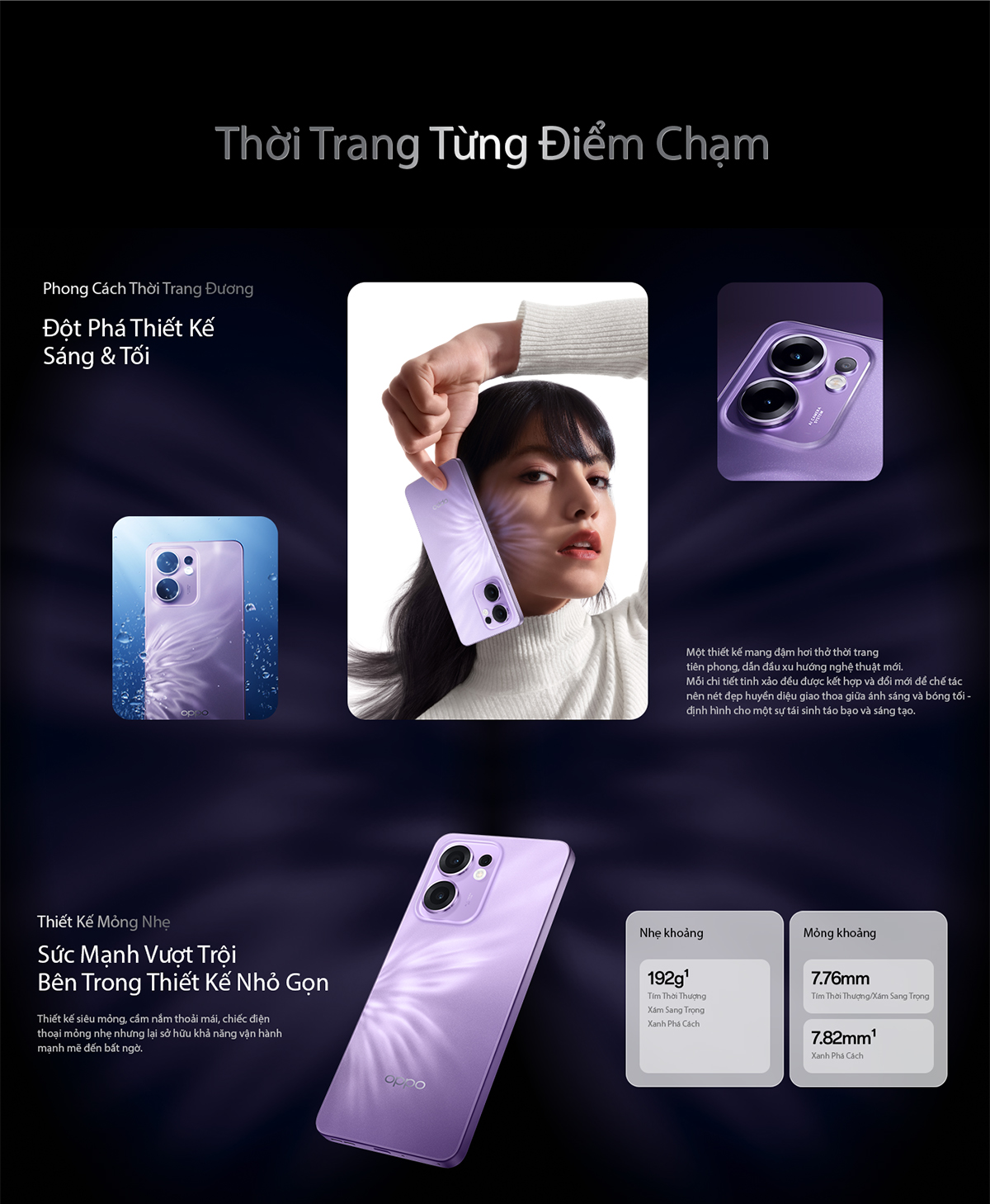 Điện thoại OPPO Reno13F 5G (12GB/256GB) | Camera AI | Chống nước - Hàng ...