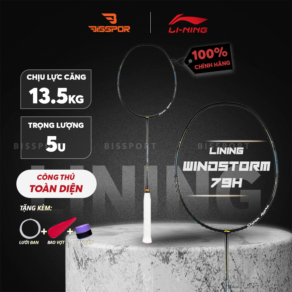 Vợt Cầu Lông Lining Windstorm 79H Chính Hãng - 79 Gram Siêu Nhẹ, Dễ ...