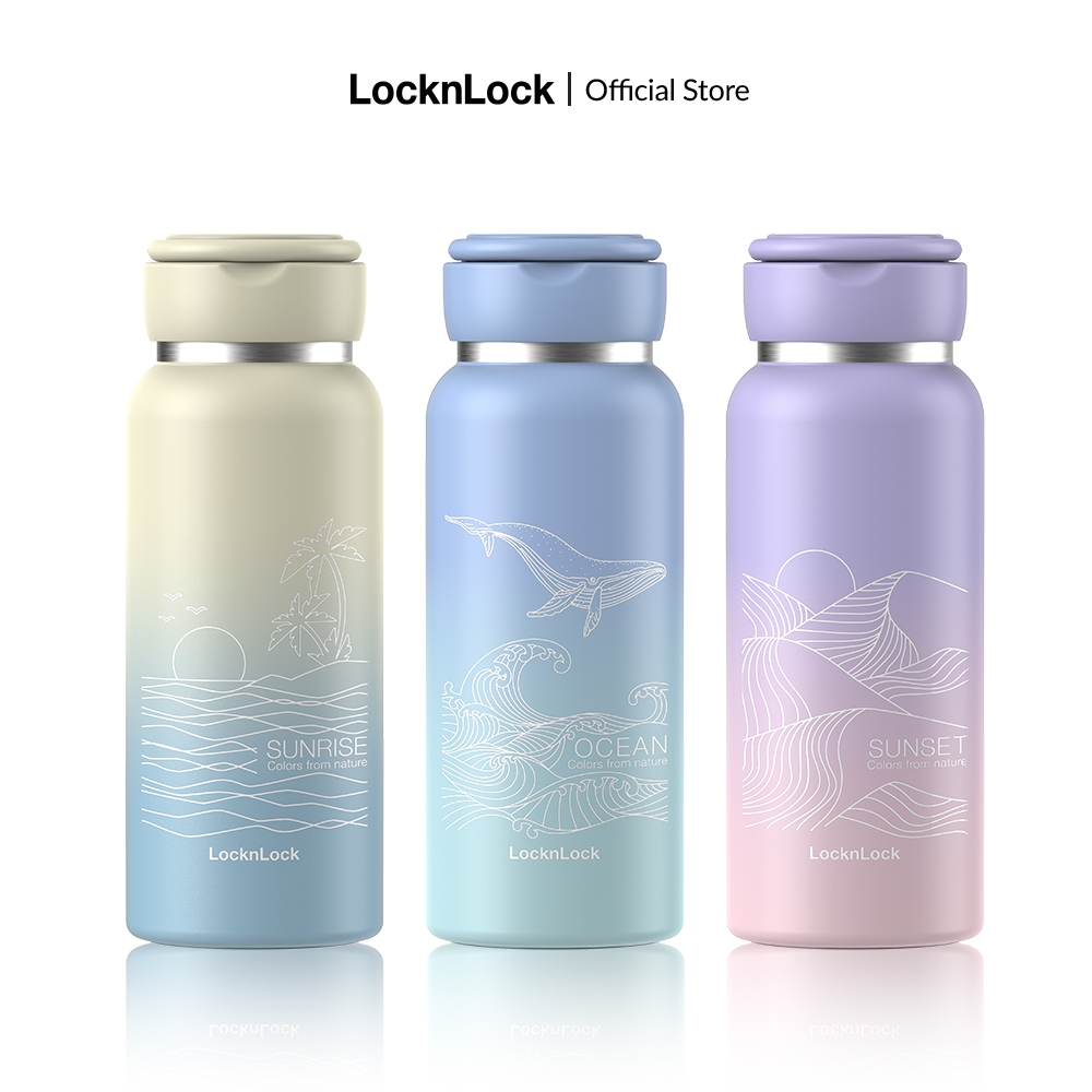 Bình Giữ Nhiệt LocknLock Sling Ring Nature Tumbler Có Quai Xách Cute 650ML LHC4321-4322 T2C ...