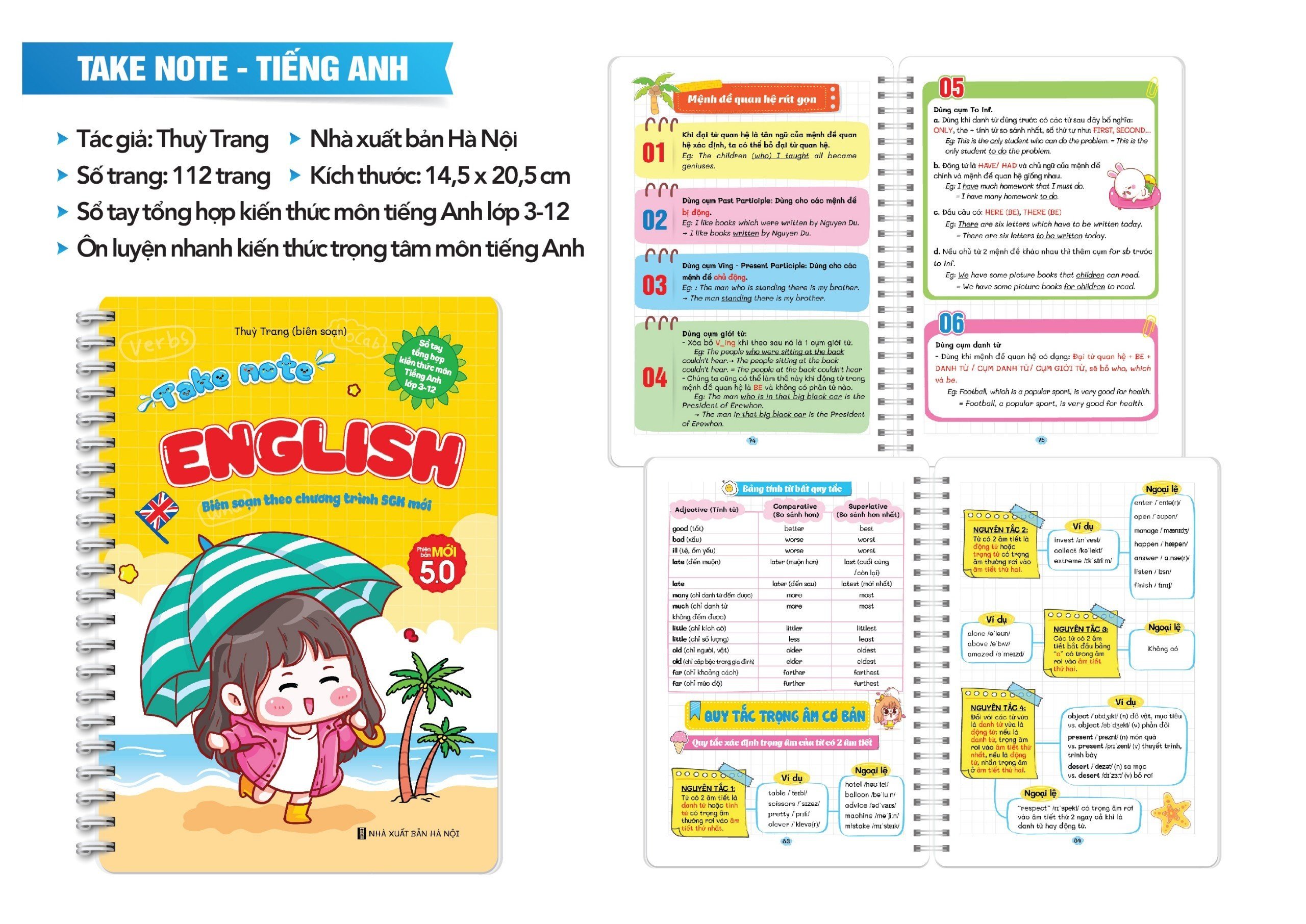 Sách - Take Note English (Kiến Thức Tiếng Anh Từ Lớp 3-12 Biên Soạn ...