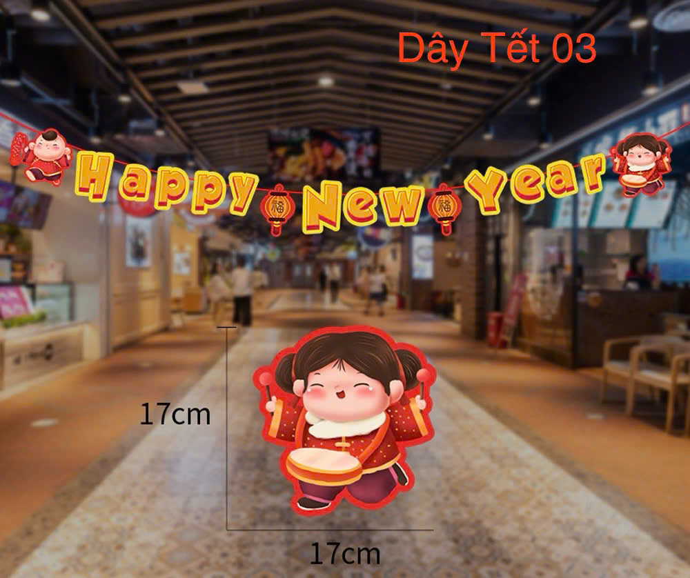 Dây Treo Trang Trí Tết Happy New Year Nhiều Mẫu Và Combo Tùy Chọn ...