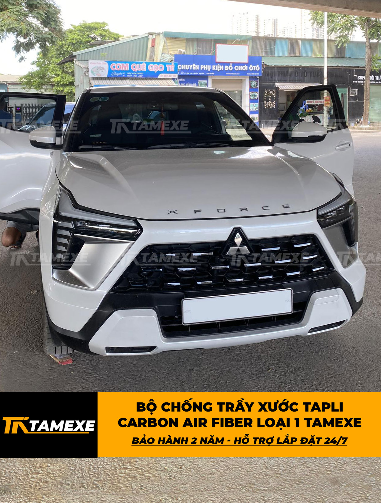 Miếng dán tapli cửa ô tô MITSUBISHI XFORCE loại 1 TAMEXE chống trầy ...