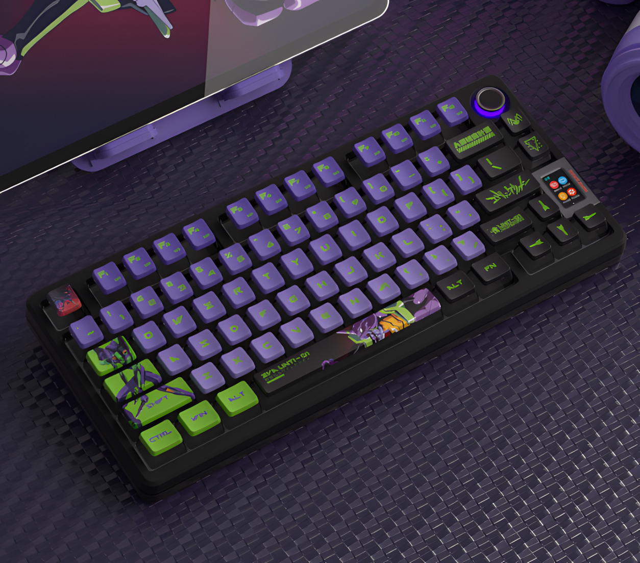 Keycap Pudding Cho Bàn Phím Cơ Pudding Side Transparent Evangelion Unit ...