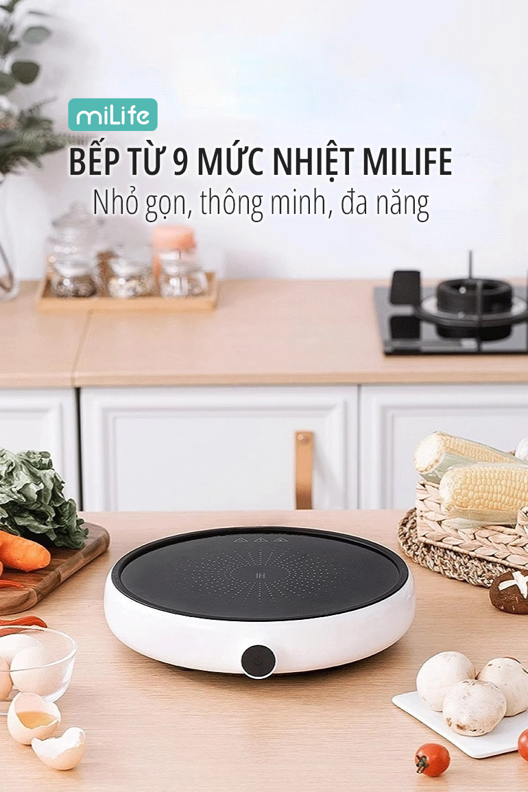 Bếp điện từ miLife LFT-010 9 mức nhiệt điều chỉnh bản quốc tế | Shopee ...