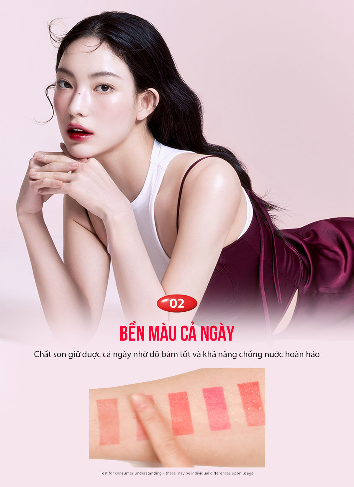 Son tint 3CE lên môi chuẩn sắc lâu trôi 3CE Lazy Pop Lip Stain | Shopee ...
