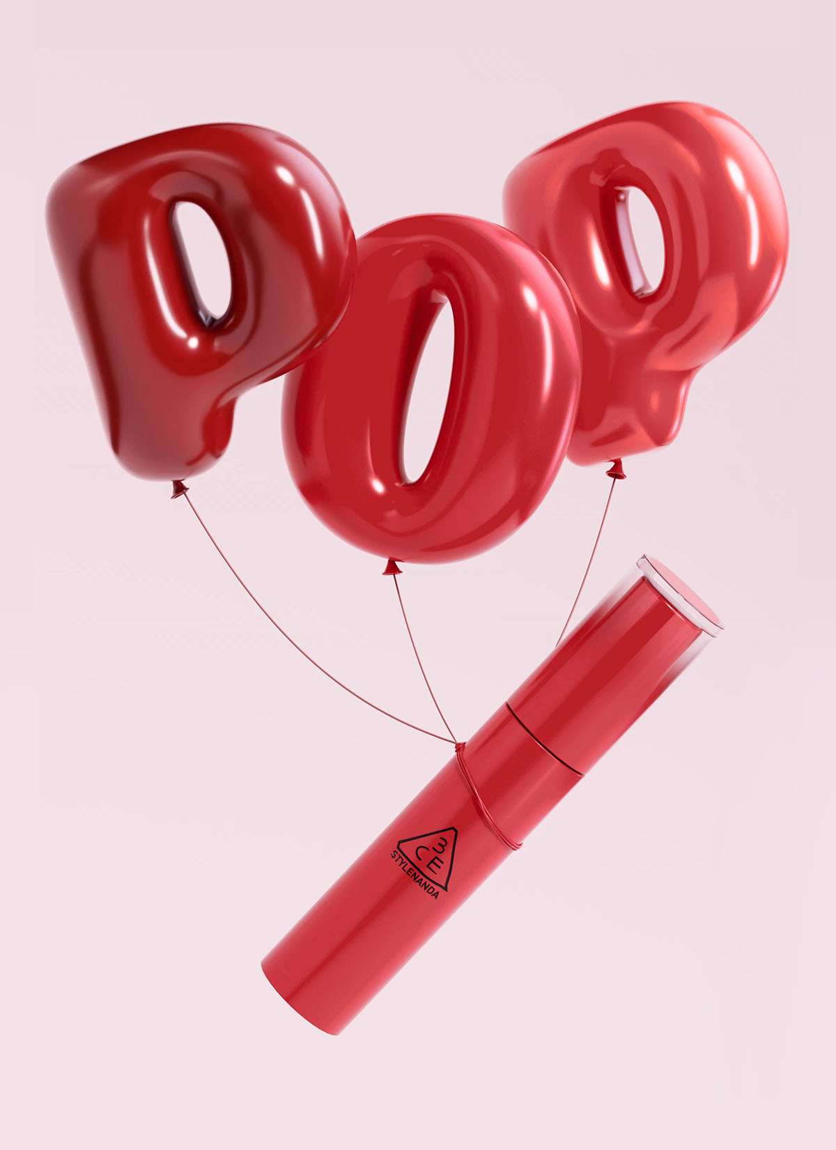 Son tint 3CE lên môi chuẩn sắc lâu trôi 3CE Lazy Pop Lip Stain | Shopee ...