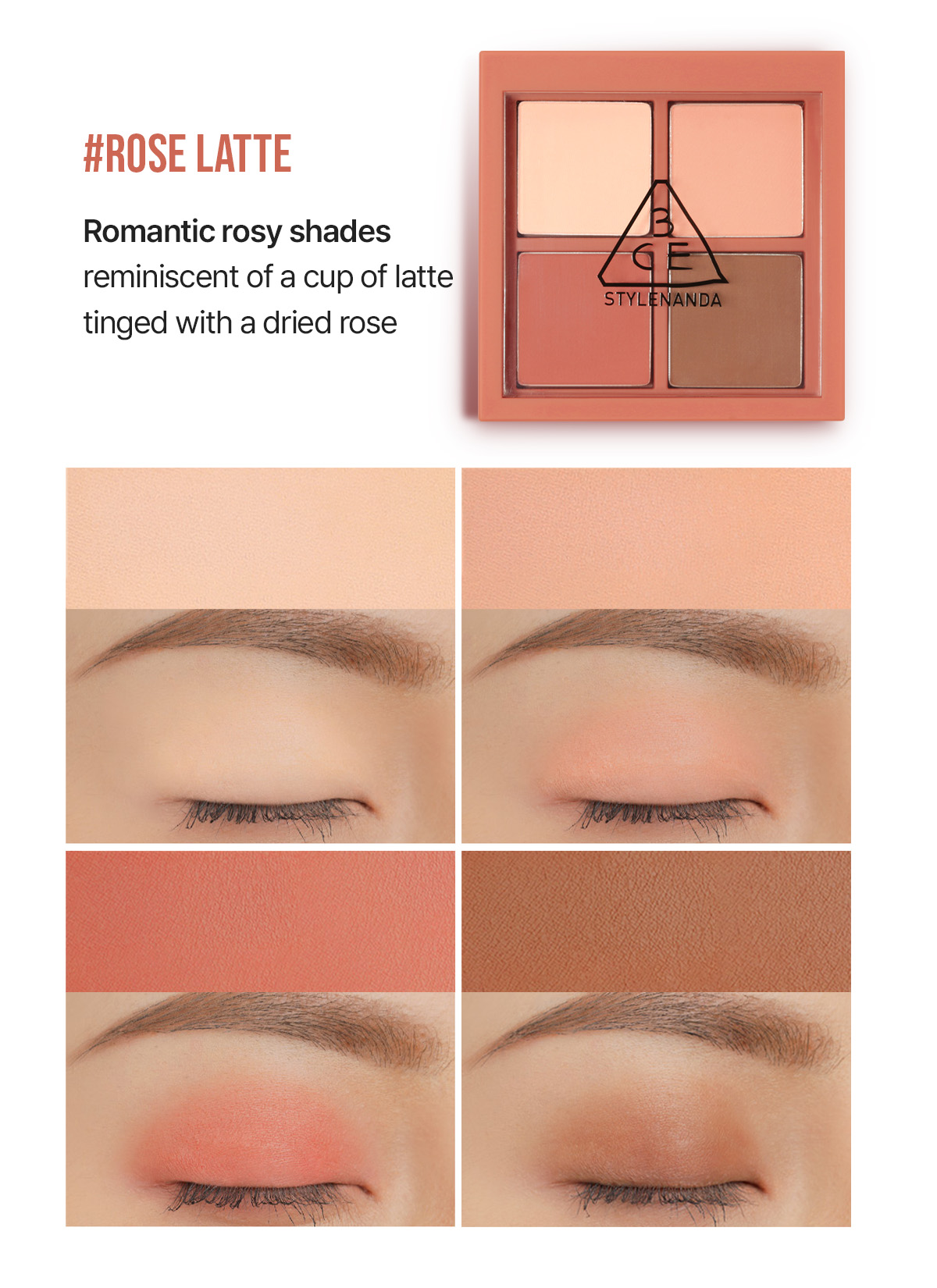 Bảng phấn mắt 3CE 4 màu cỡ nhỏ nhiều màu 3CE Mini Multi Eye Color ...