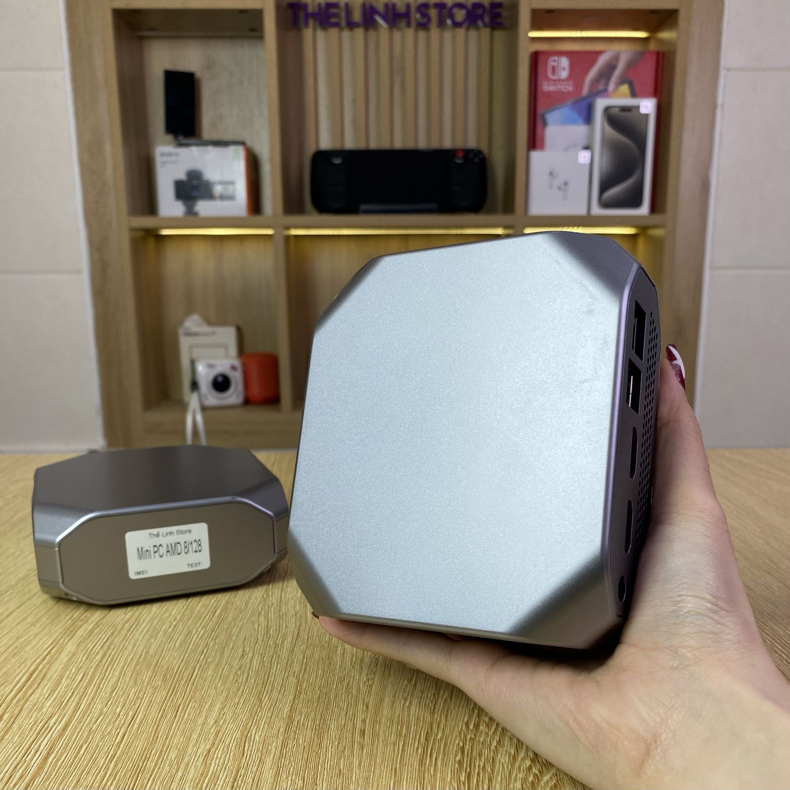 Máy tính Mini PC ATOPNUC - AMD A9 9400 Ram 8G 128G SSD có WIFI ...