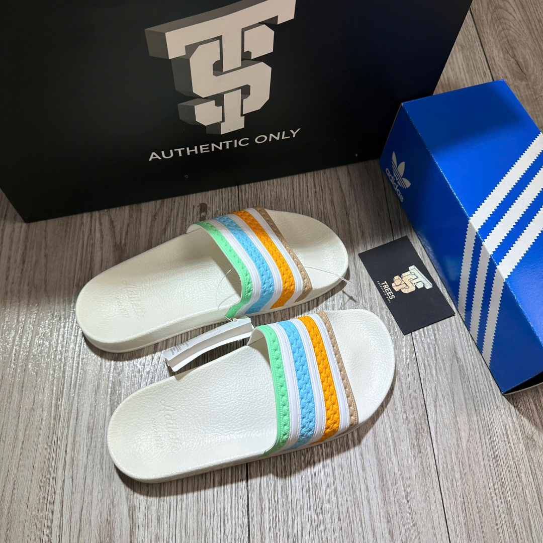 [CHÍNH HÃNG] Dép ADIDAS ADILETTE SLIDES CLOUD WHITE COLORFUL ORIGINALS ...