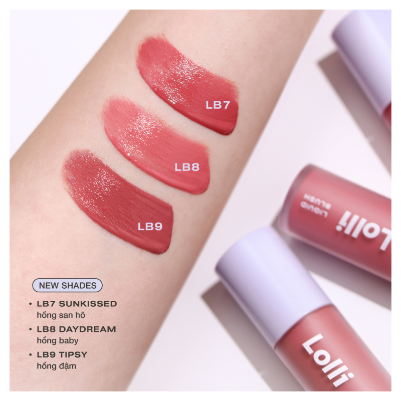 Má Hồng Dạng Kem OFÉLIA Lolli Liquid Blush 4.3g | Shopee Việt Nam