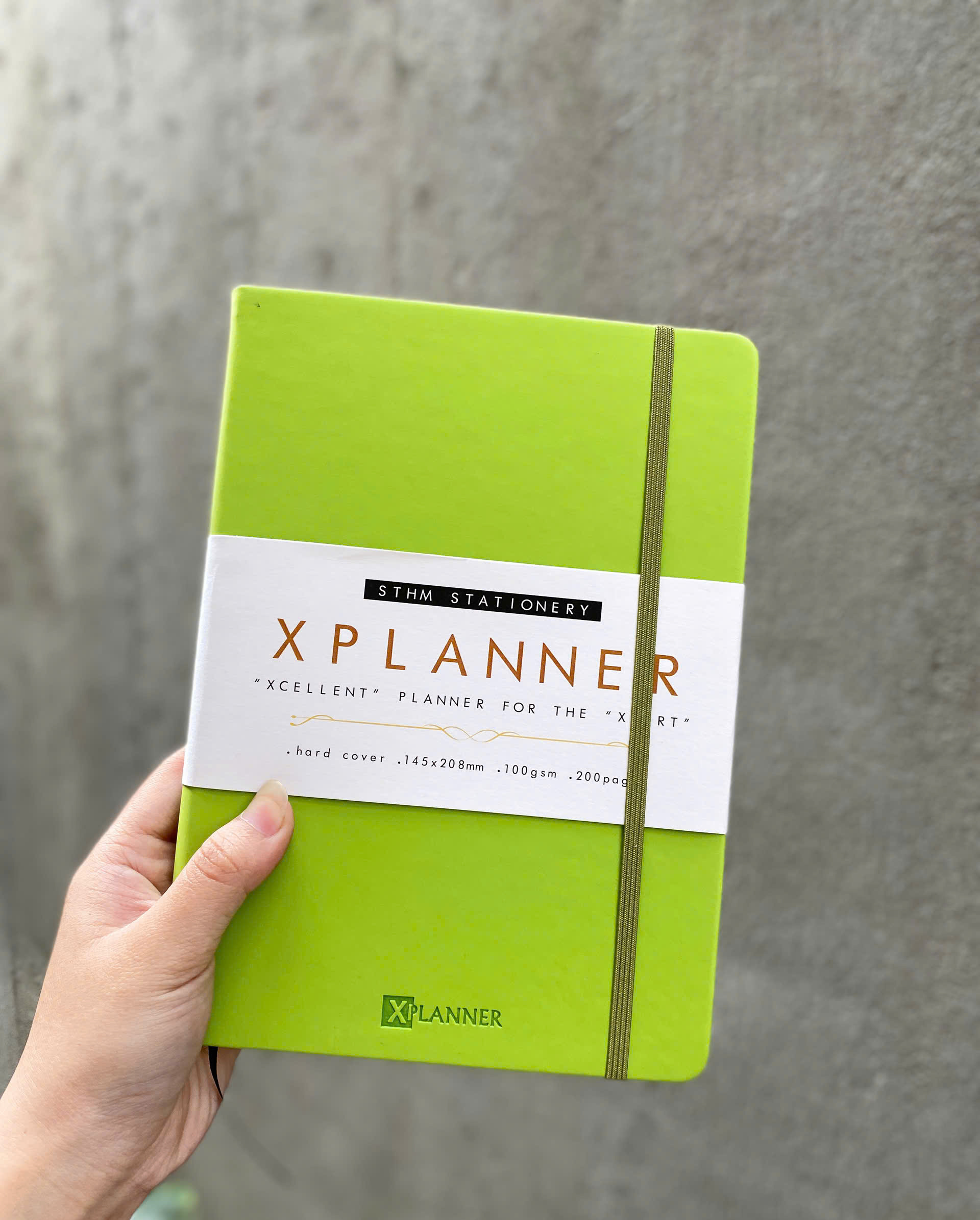 Sổ lập kế hoạch Xplanner 2025 - Bìa da PU, đánh số trang, 100gsm, có trang book review, reading ...