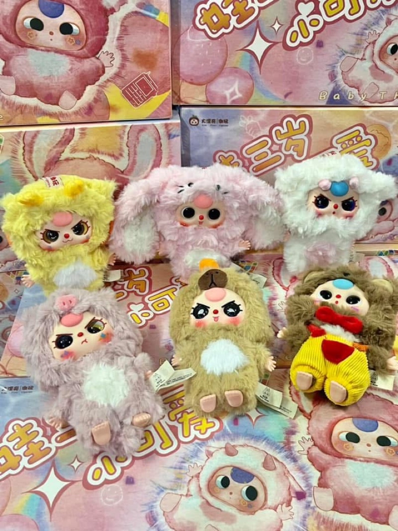 Blindbox Baby Three V3 Migo 400% V3 Liila's Zoo 600% Macaron 12 Con ...
