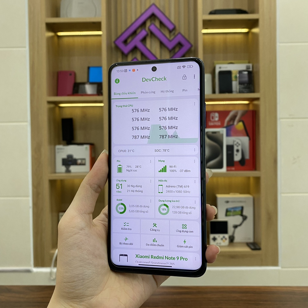 Điện thoại Xiaomi Redmi Note 9 Pro 5G ram 8G 256G màn 120Hz ...