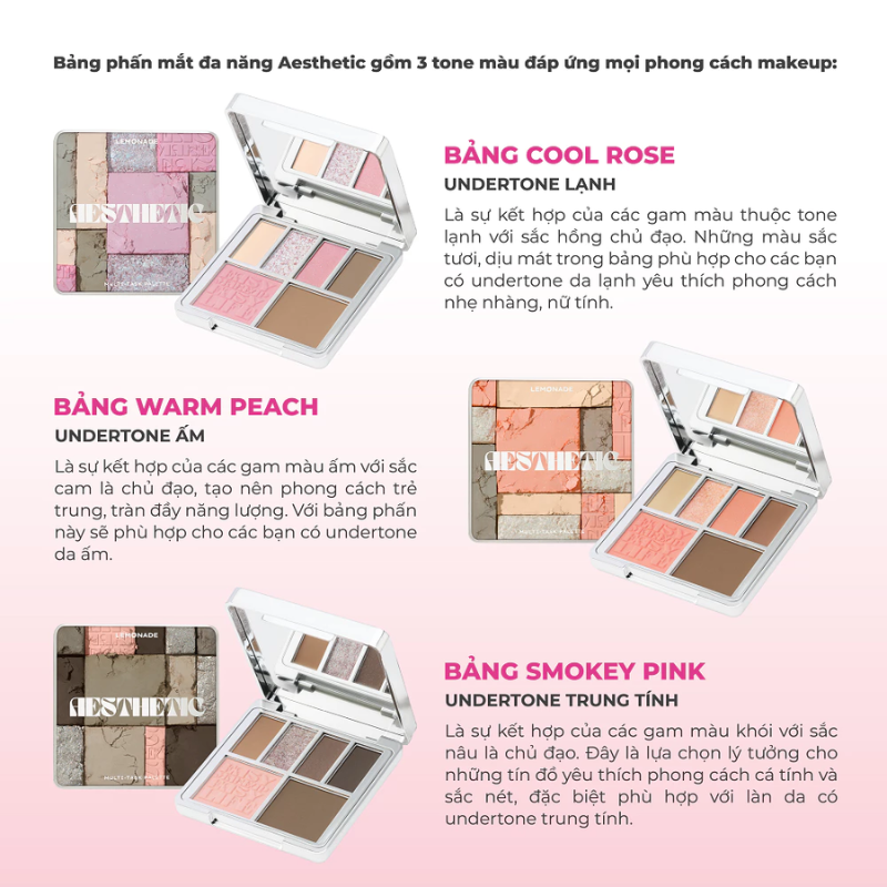 Bảng phấn mắt đa năng Lemonade Aesthetic Multi-task Palette 10.8g ...