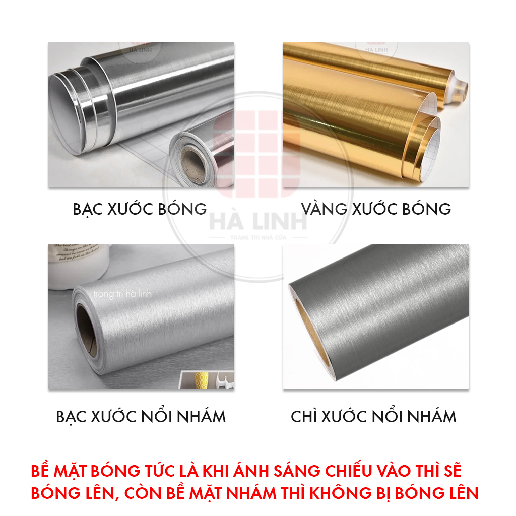 Decal nhôm xước dán tủ lạnh màu inox chống nước sẵn keo bóc dán khổ 1 ...