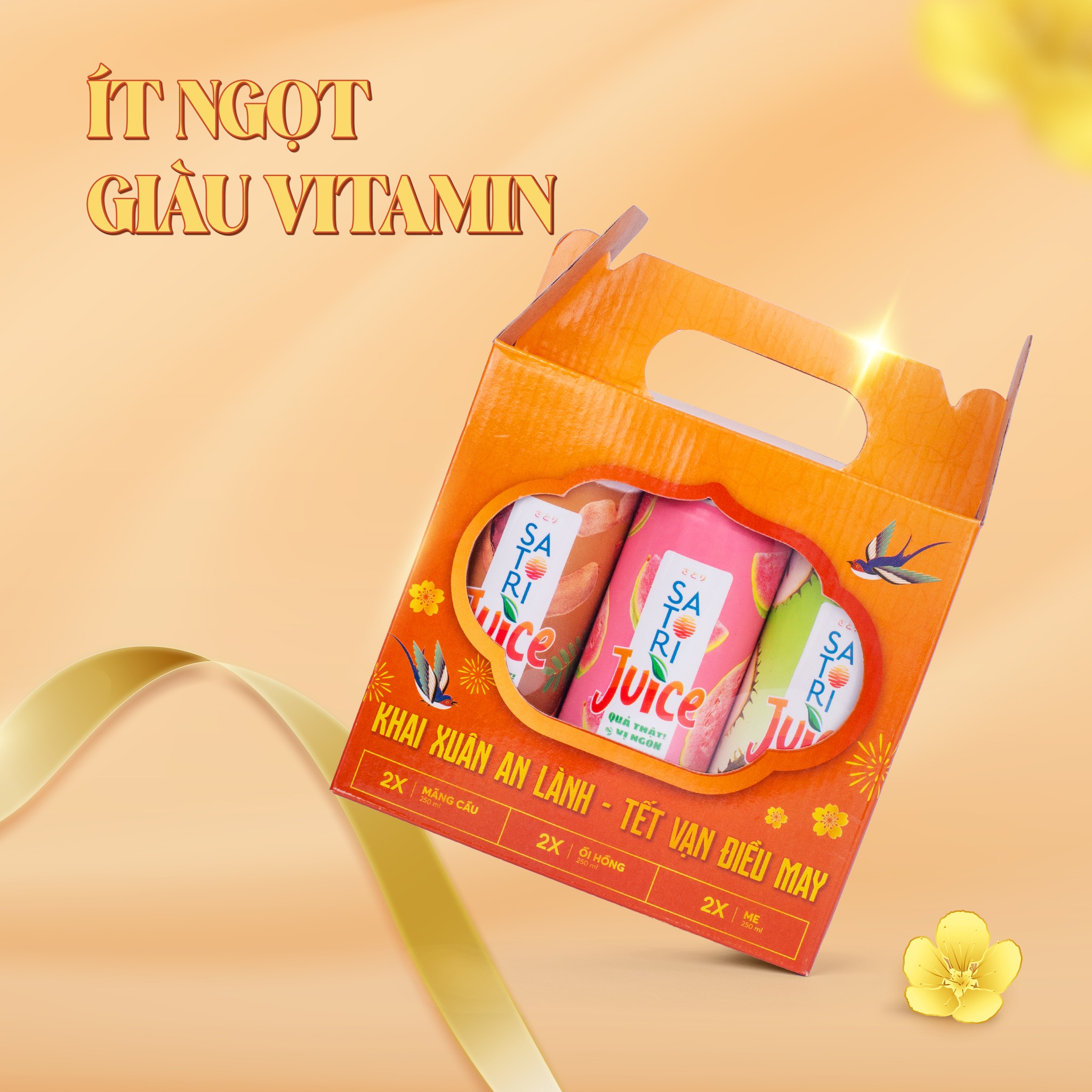 Pack nước ép SATORI JUICE 3 vị SATORI Juice - (250ml/Lon) | Shopee Việt Nam