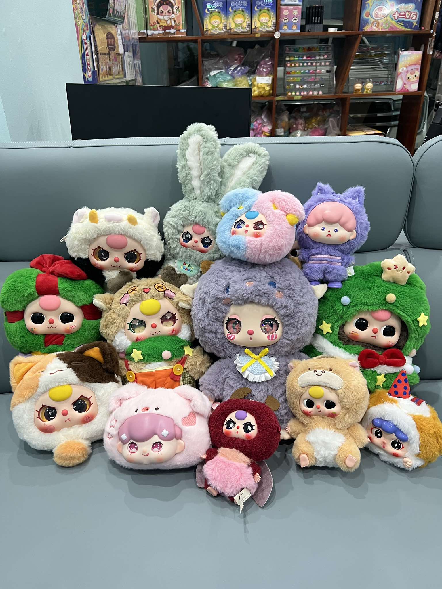 Hộp Mù ĐÃ KHUI ẢNH THẬT 100% BABY THREE Noel 400%, LIILA'S ZOO, MIGO ...