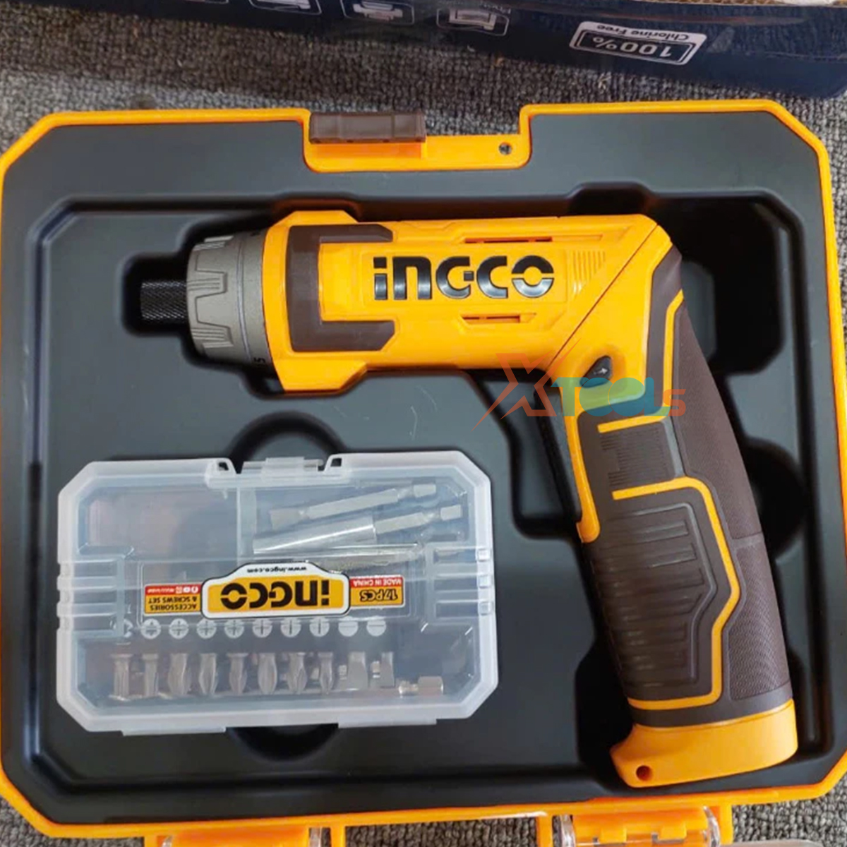 Máy bắn vít mini dùng pin 8v INGCO CSDLI08025 máy siết vít có đèn led ...