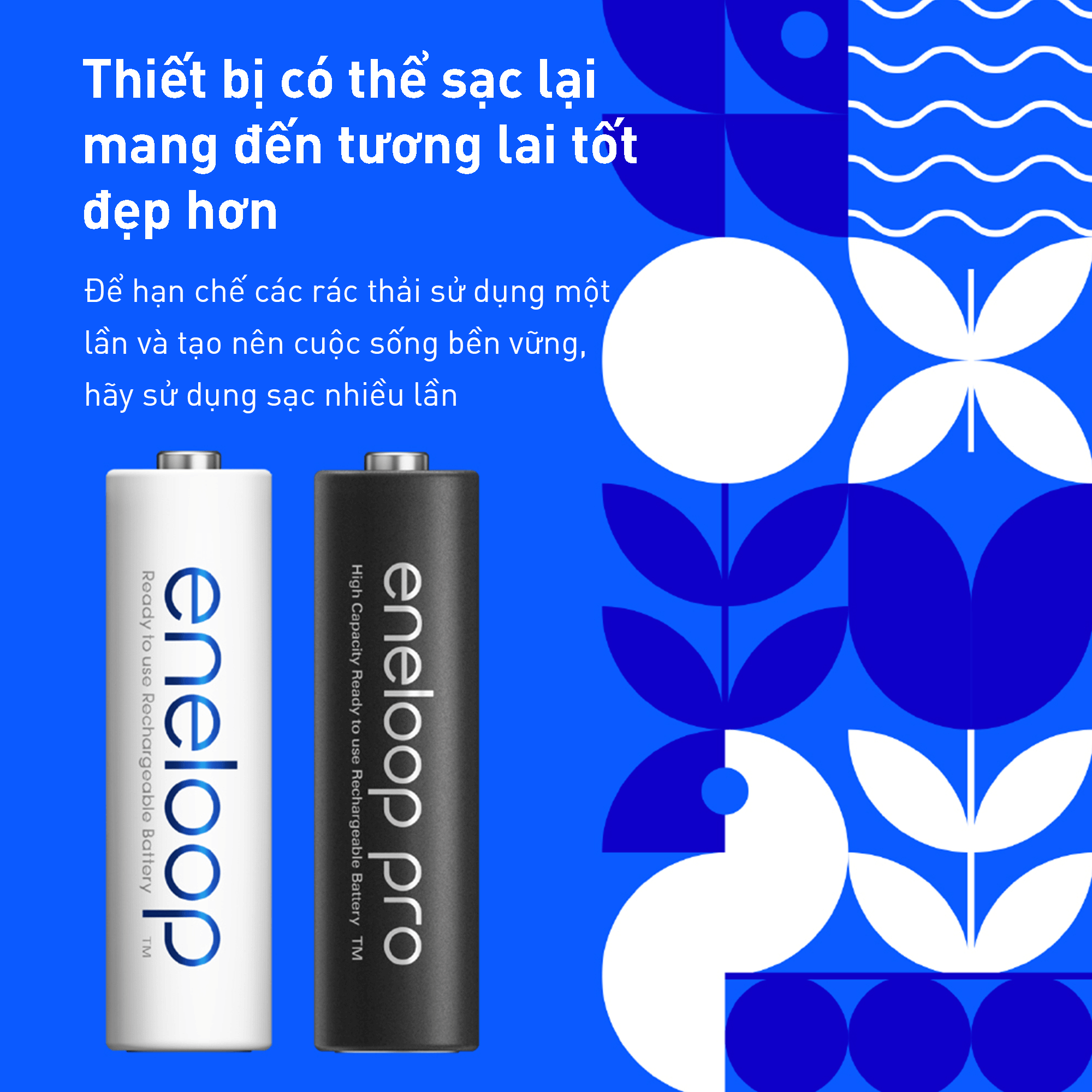 Pin sạc Panasonic eneloop AA 2000mAh BK-3MCCE2BT6 (Vỉ 2 viên) - Hàng ...