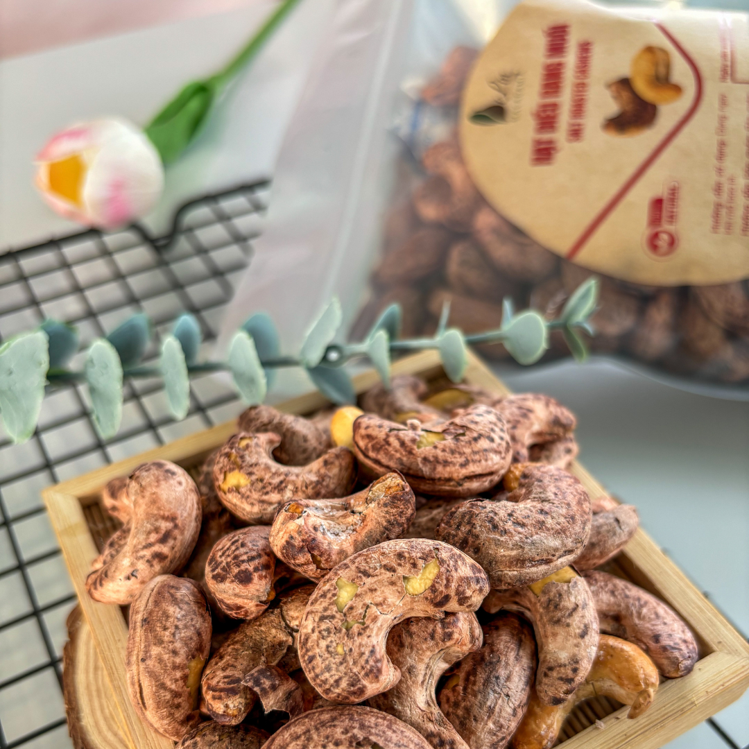 Hạt Điều Rang Muối Vỏ Lụa Loại 1 | Điều Bình Phước | Shopee Việt Nam