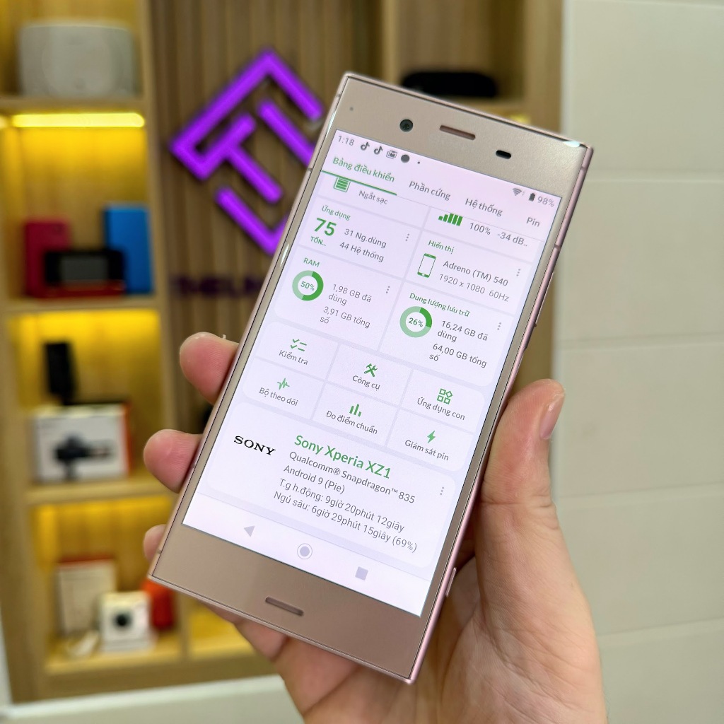 Điện thoại Sony Xperia XZ1 có bản 2 Sim Quốc tế - Snapdragon 835 ram 4G 64G | Shopee Việt Nam