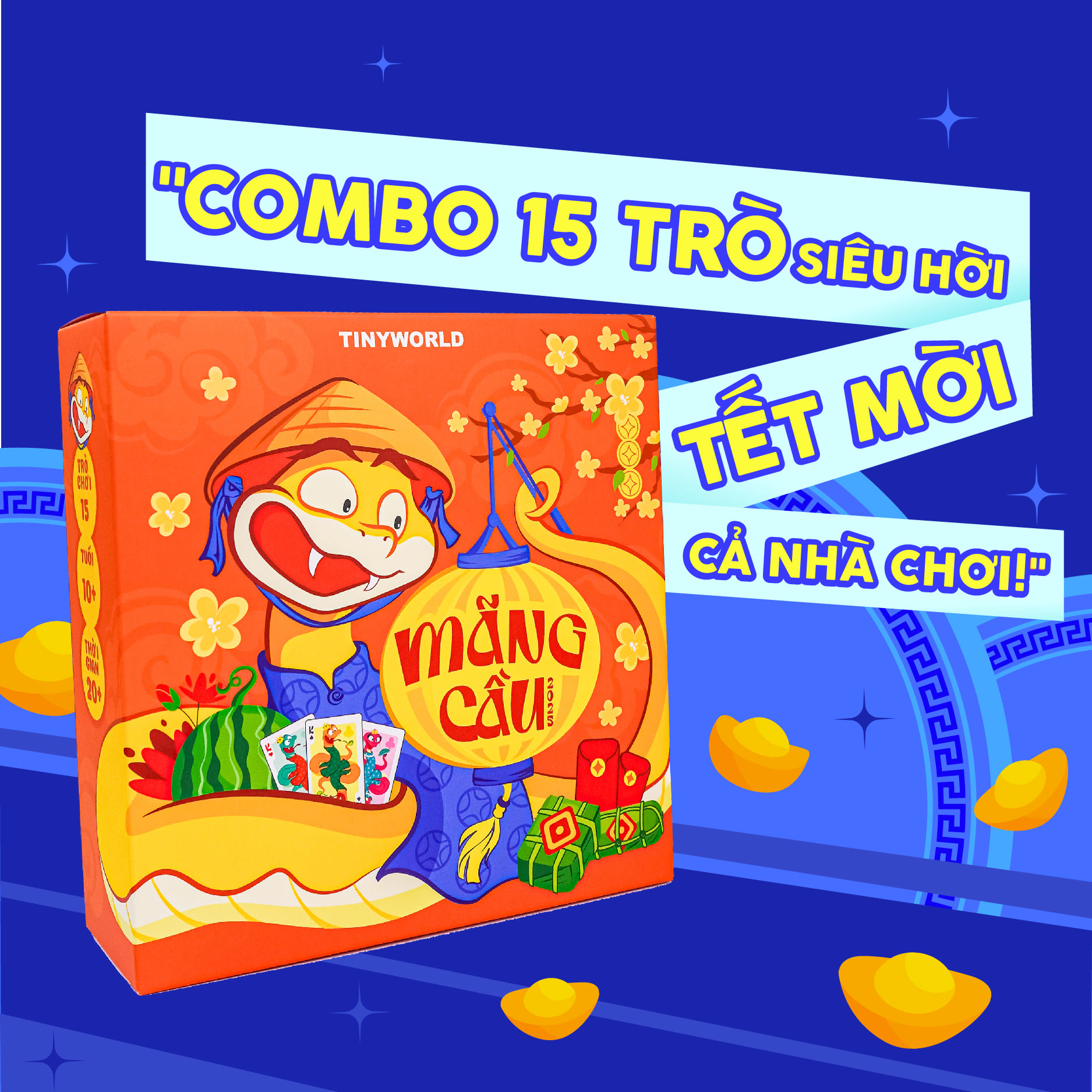 Combo 15 Trò Chơi Boardgame chơiTết 2025 Ất Tỵ Mãng Cầu dành cho nhóm bạn, gia đình - TinyWorld ...
