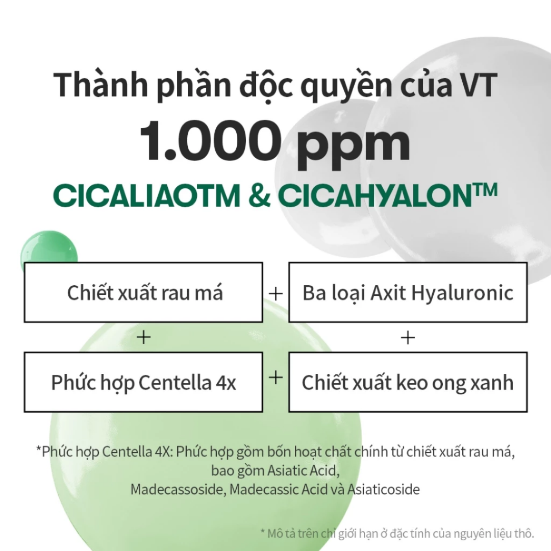 [Combo] Tinh chất Vi kim VT REEDLE SHOT 100 & Hộp mặt nạ dưỡng da VT ...