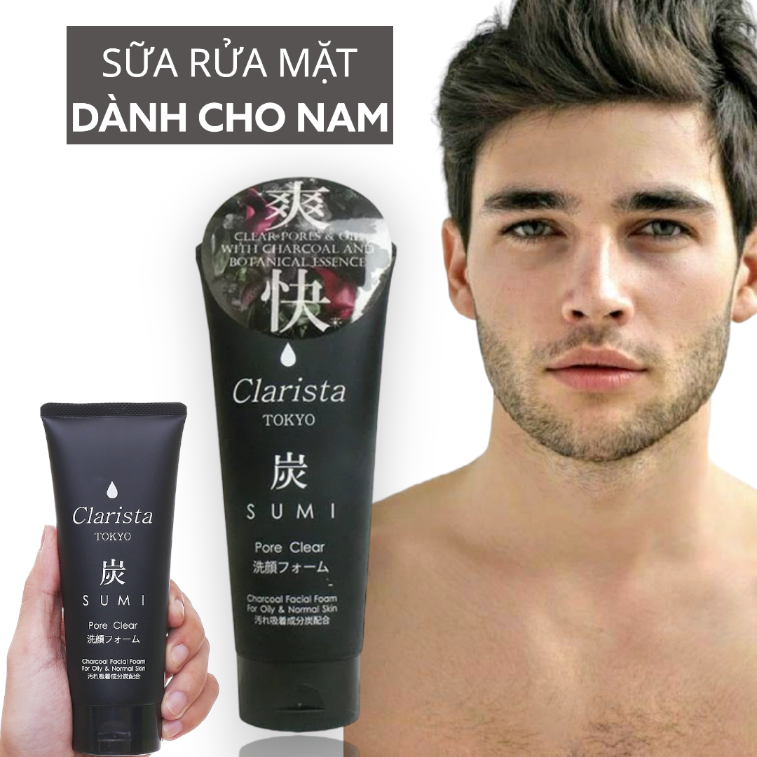 Sữa Rửa Mặt Sạch Sâu Chiết Xuất Than Hoạt Tính Clarista Tokyo Charcoal ...