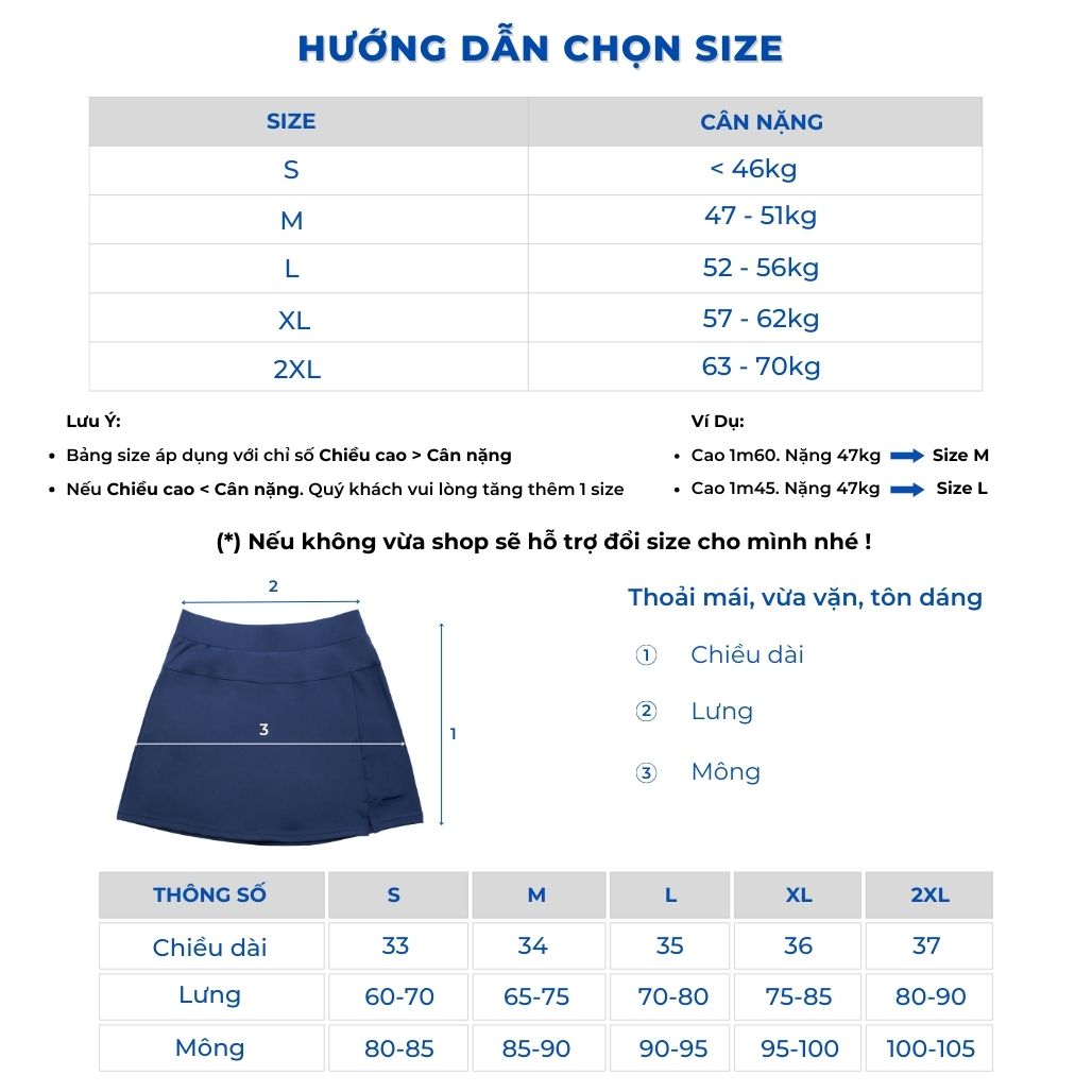 Chân váy thể thao 2 lớp Reeta form suông chất vải co giãn chống nhăn ...