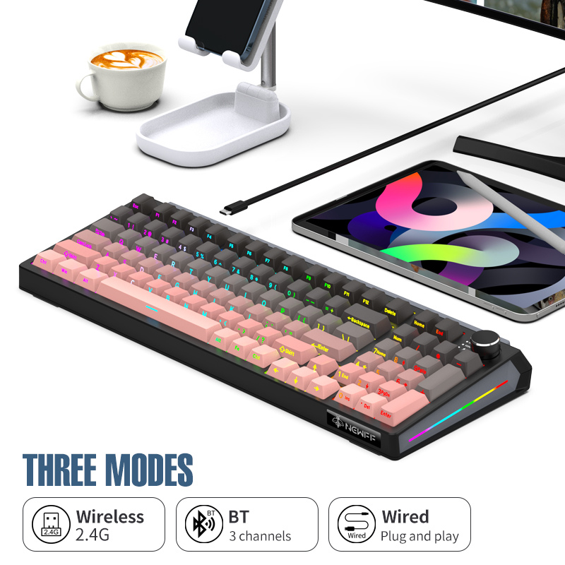 Bàn phím cơ Fullsize không dây JK980 - 3 mode kết nối - Cấu trúc gasket ...