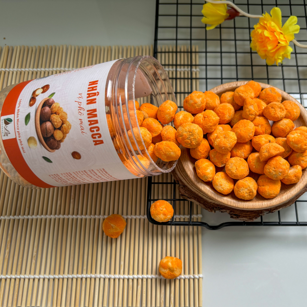 DiLin Hạt Macca Tẩm Vị Phô Mai (Lon 300g) | Shopee Việt Nam