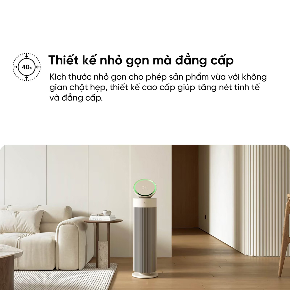 Máy lọc không khí LG PuriCare Aero Booster Pet AS55GGSY0.ABAE - Bảo ...