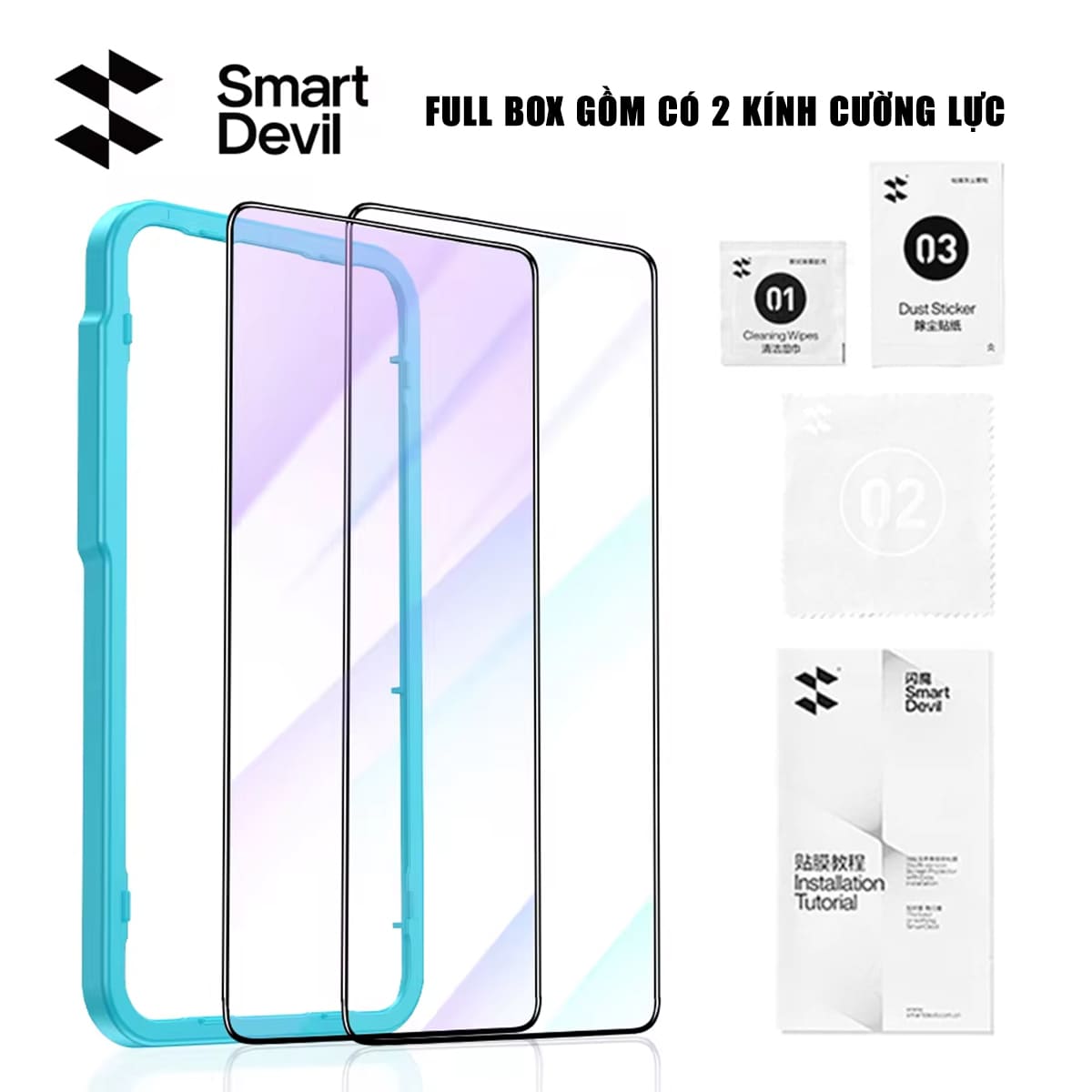 Kính cường lực Nubia Z60 Ultra full màn hình viền đen siêu mỏng hãng Smart Devil - Dán màn hình ...