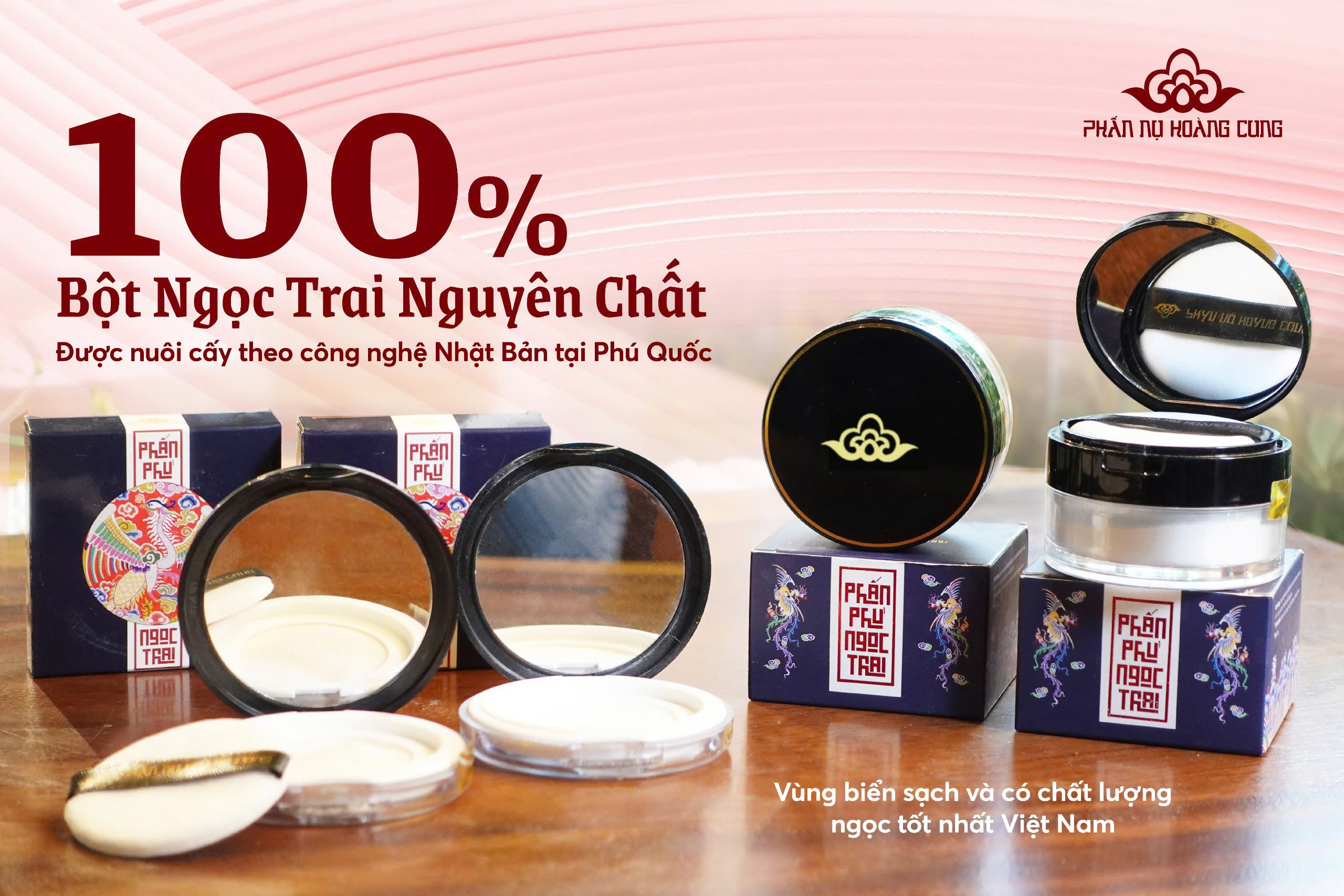 [Giá tốt trên live] Phấn Phủ Ngọc Trai Phấn Nụ Hoàng Cung Trọng Lượng ...