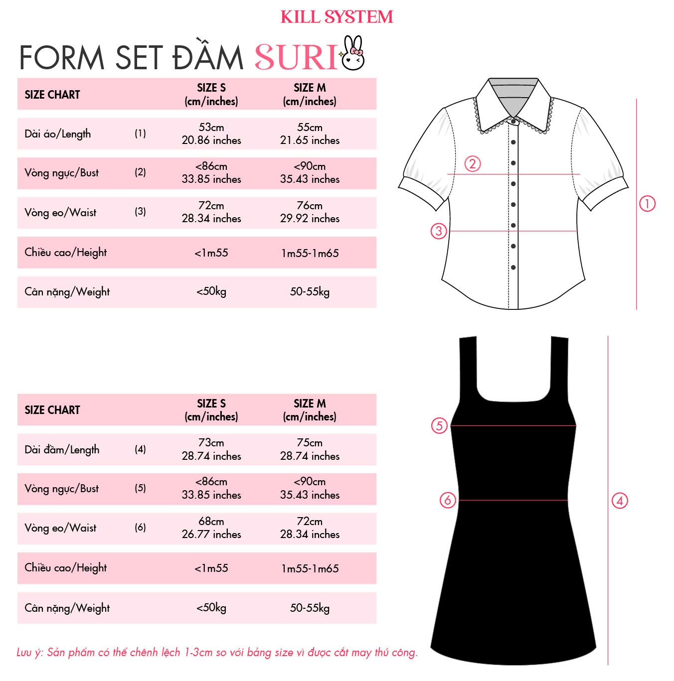 𝐊𝐈𝐋𝐋 𝐒𝐘𝐒𝐓𝐄𝐌 - Set yếm váy kèm áo sơ mi tay phồng SURI dáng ngắn | Shopee Việt Nam