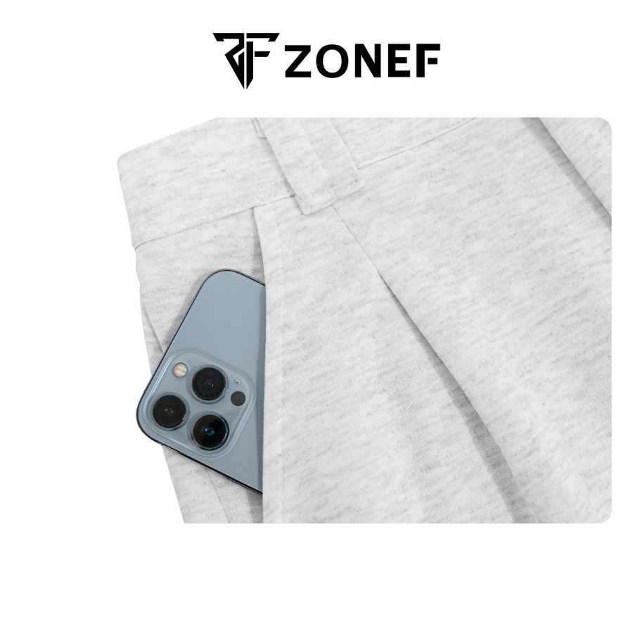 Quần Nỉ Nam Có Cạp Cúc ZONEF OFFICIAL Form Baggy Chất Nỉ 2 Da QNC ...