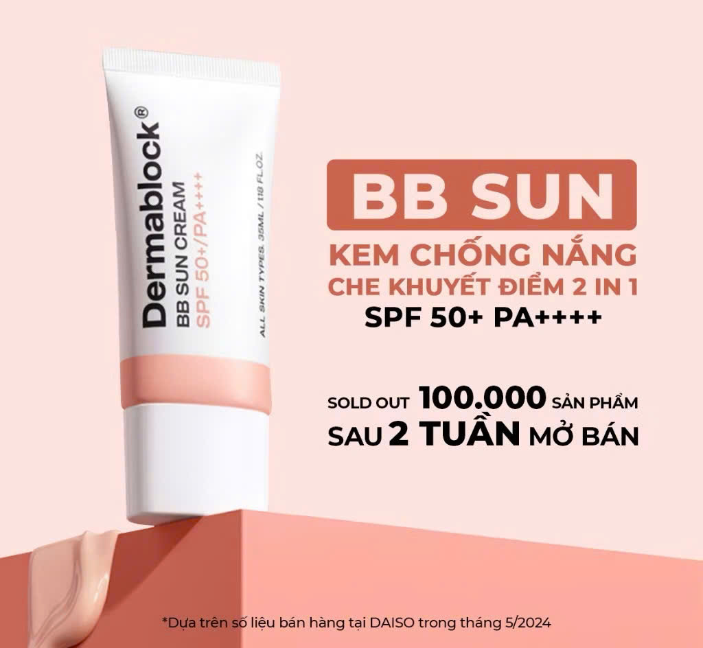 Kem Chống Nắng Dermablock SPF50+ PA++++ Giúp Chống Nắng Và Nâng Tone Cho Mọi Loại Da 35ml ...