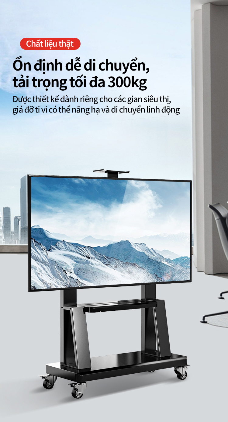 Giá Treo Tivi Di Động 32 - 85 Inch Kệ Treo Tivi Có Bánh Xe Di Chuyển ...